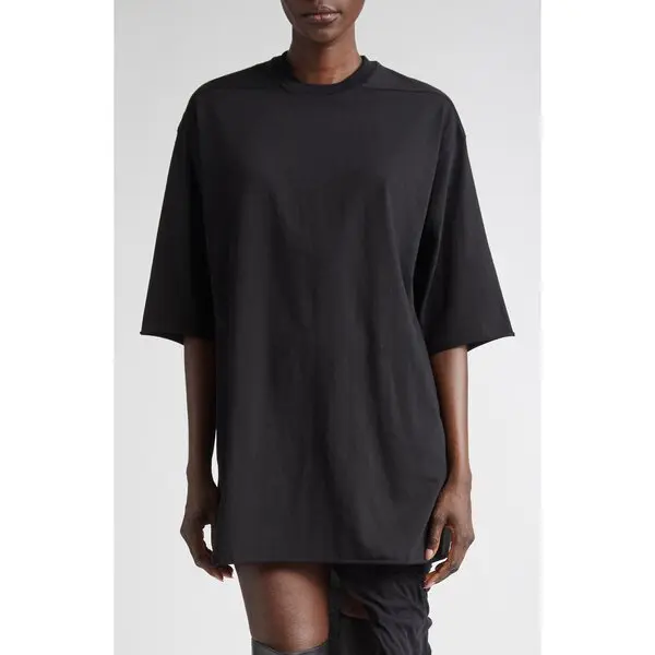 Rick Owens Jumbo Cotton Jersey T-shirt - Black