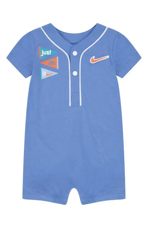 Nike Henley Romper - Blue Beyond