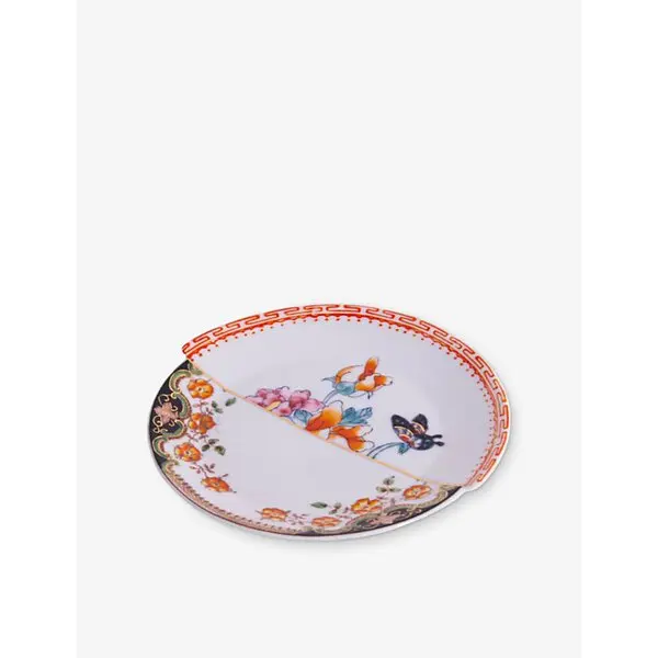 SELETTI Ctrlzak Hybrid Zemrude Porcelain Bread Plate 15cm - One-color