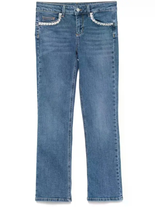 Liu Jo Crystal-embellished Jeans