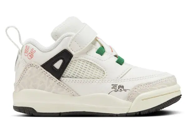 JORDAN Spizike Low Sneakers - Sail/black/pine Green