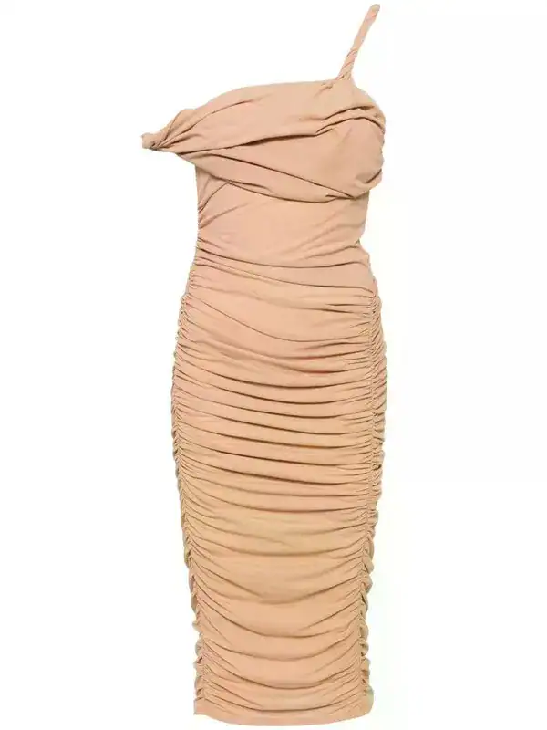 Reformation Alycia Knit Dress - Brown | Editorialist
