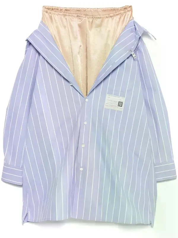 Mihara Yasuhiro Petitcoat Shirt Midi Skirt - Blue