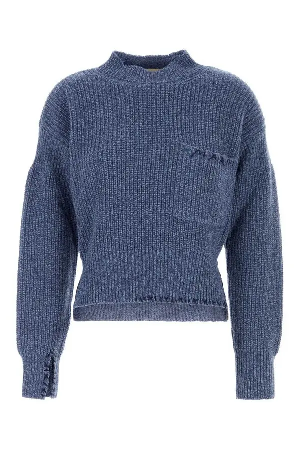Marni Melange Knitwear - Blue