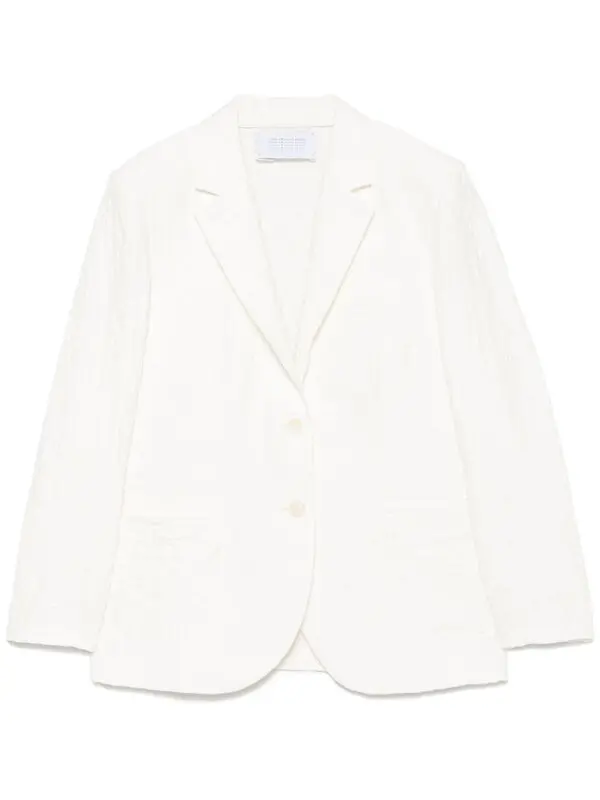Harris Wharf London Cotton-blend Blazer - White