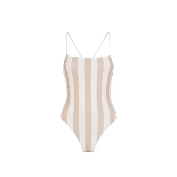 Fendi Reversible One Piece Swimsuit In Beige - 37% Off | Editorialist