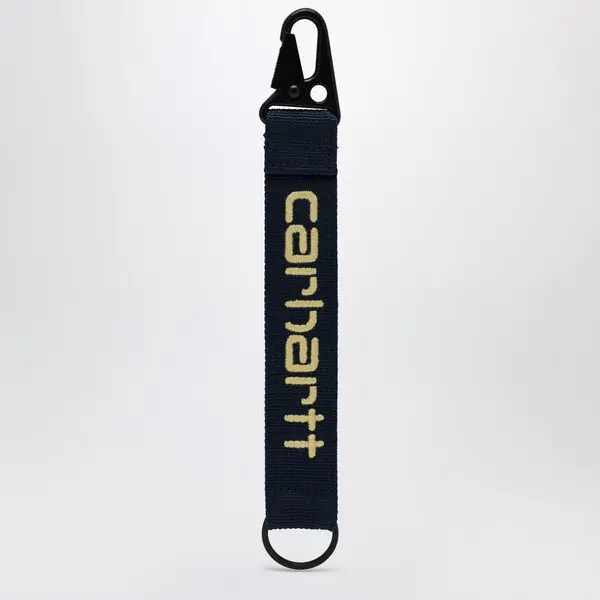 Carhartt Work In Progress Logo Keychain Blue Editorialist