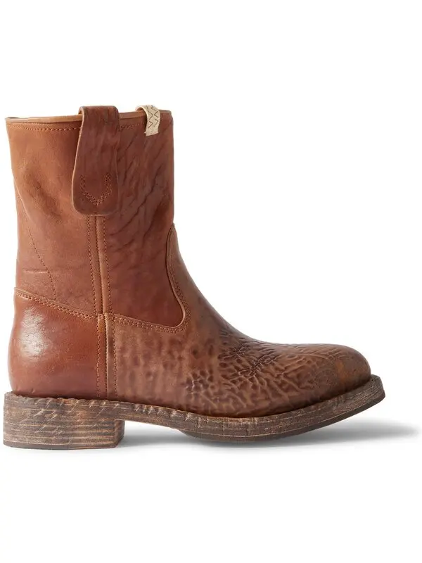 Visvim Wabanaki Leather Boots - Brown