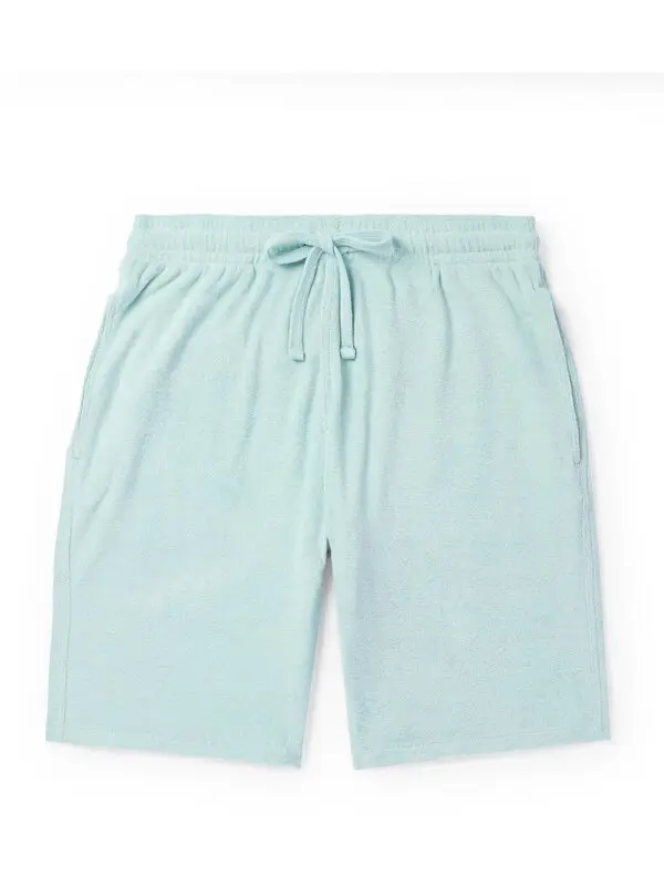 Vilebrequin Bolide Straight-leg Terry Shorts - Blue