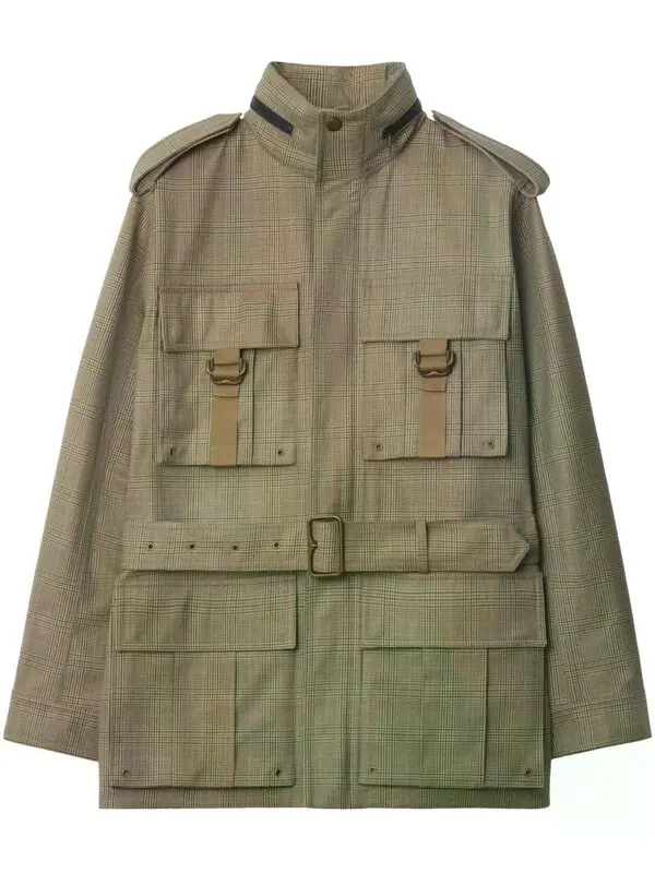 Burberry Prince Of Wales Check Jacket - Neutrals