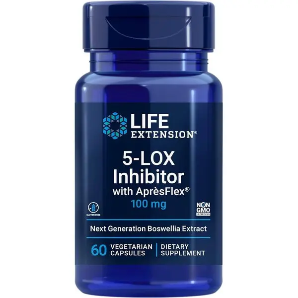 LIFE EXTENSION 5-lox Inhibitor With Apresflex 100mg 60 Capsules