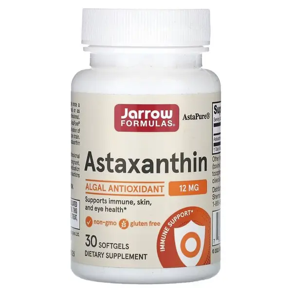 JARROW FORMULAS Astaxanthin 12mg 30 Softgels