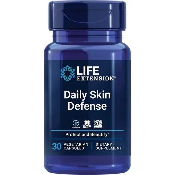 LIFE EXTENSION Daily Skin Defense 30 Capsules