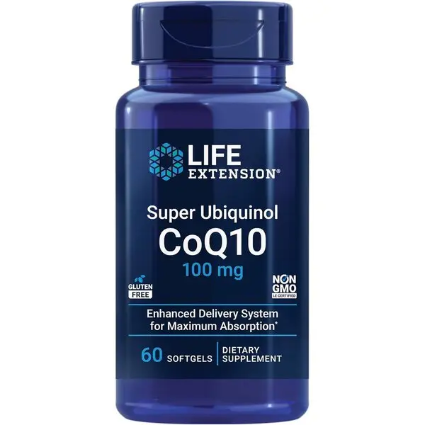 LIFE EXTENSION Super Ubiquinol Coq10 100mg 60 Softgels