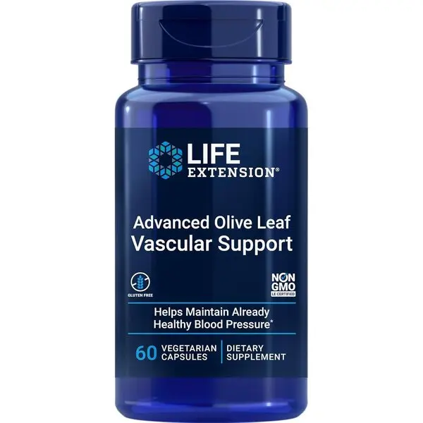 LIFE EXTENSION Advanced Olive Leaf Vascular Support 60 Capsules