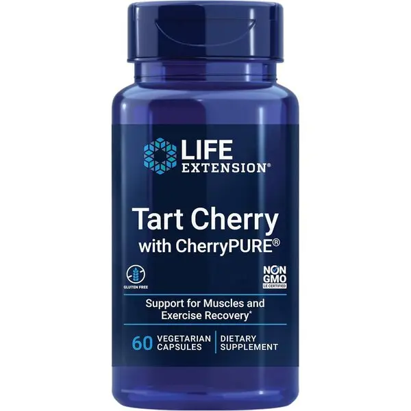 LIFE EXTENSION Tart Cherry Extract W/standardized Cherry/pure 60 Capsules