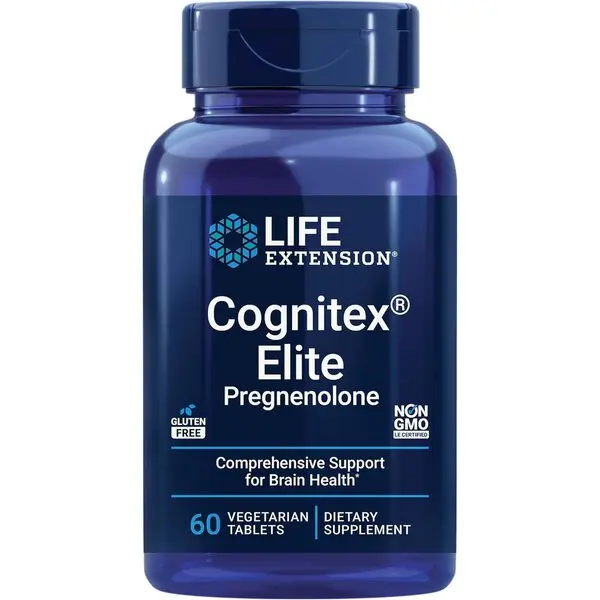 LIFE EXTENSION Cognitex Elite Pregnenolone 60 Tablets