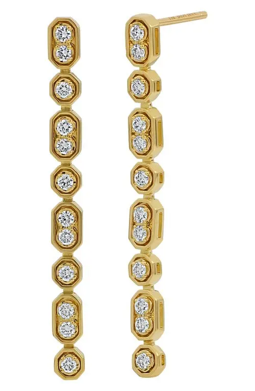Bony Levy Florentine Diamond Drop Earrings