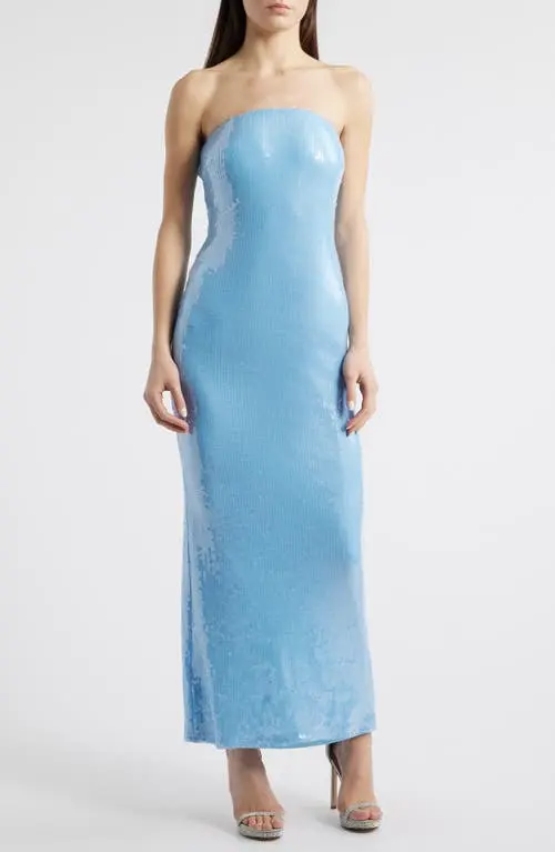RARE LONDON Sequin Bandeau Gown