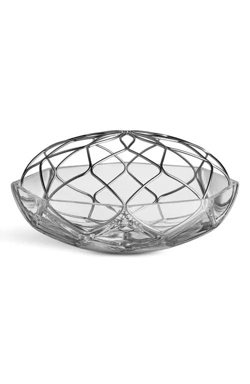 ORREFORS Bloom Low Vase - Clear