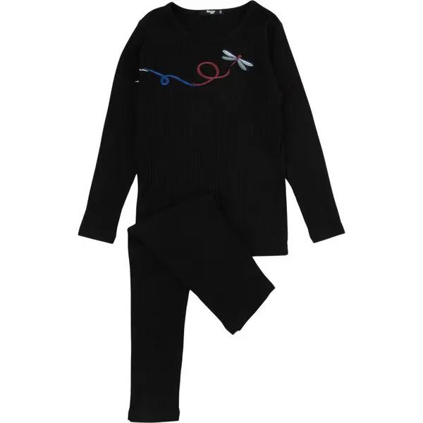 NOGGIWEAR Dragonfly Ribbed Loungewear Set