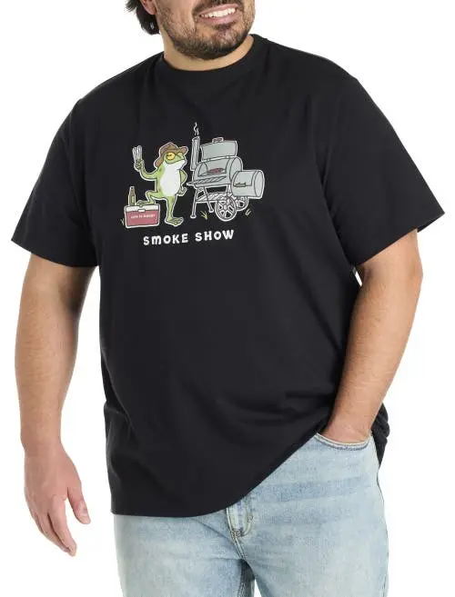 LIFE IS GOOD Big & Tall Smoke Show Graphic Tee