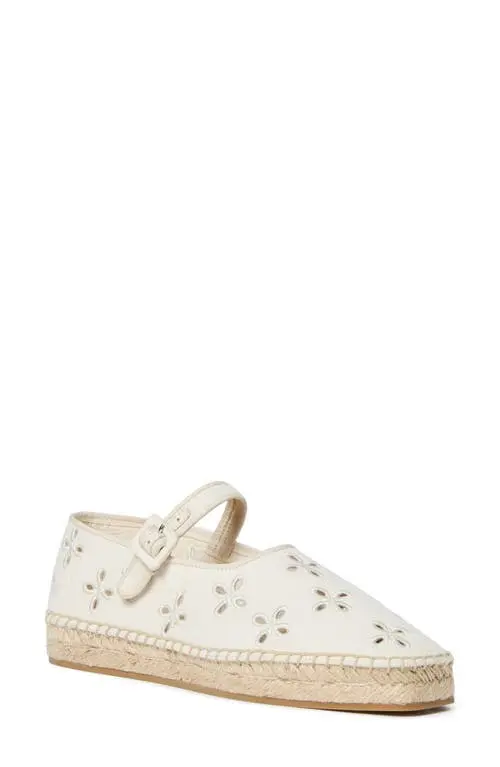 LOEFFLER RANDALL Clover Espadrille Mary Jane Flat