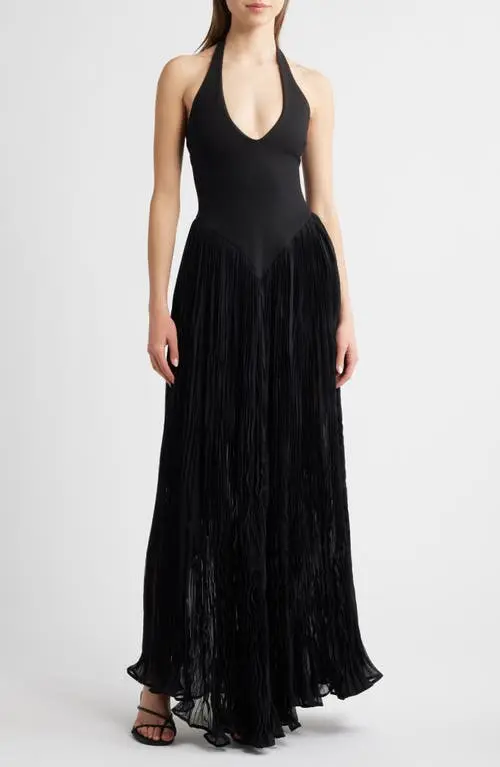 DELFI COLLECTIVE Rowena Halter Maxi Dress