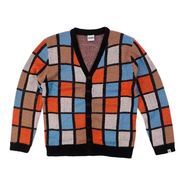 CASHMERE SOUND Squares Cardigan