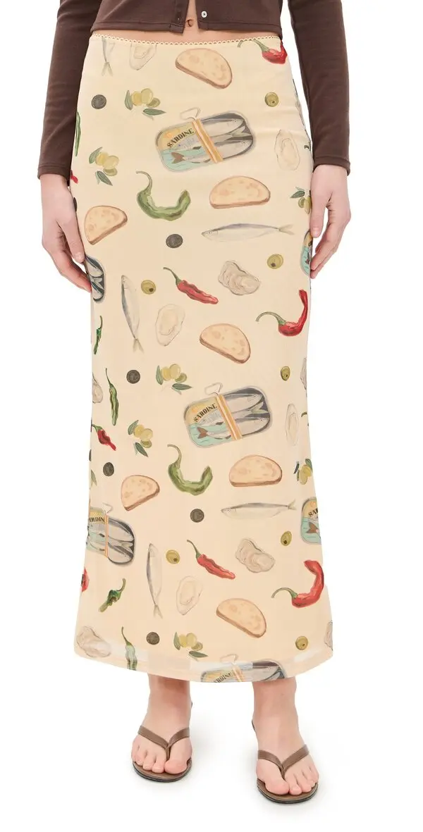 BAILEY ROSE Printed Skirt
