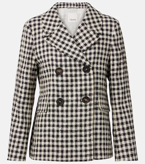 Max Mara Fata Checked Blazer