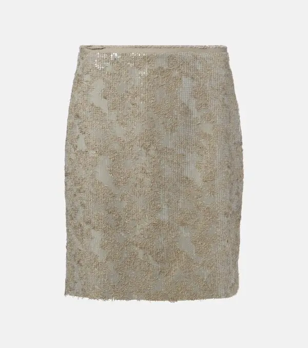Dorothee Schumacher Sequined Pencil Midi Skirt