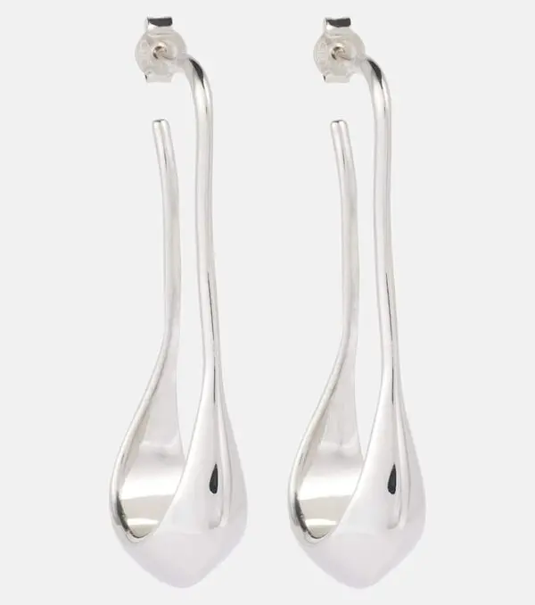 LEMAIRE Short Drop Earrings - Silver