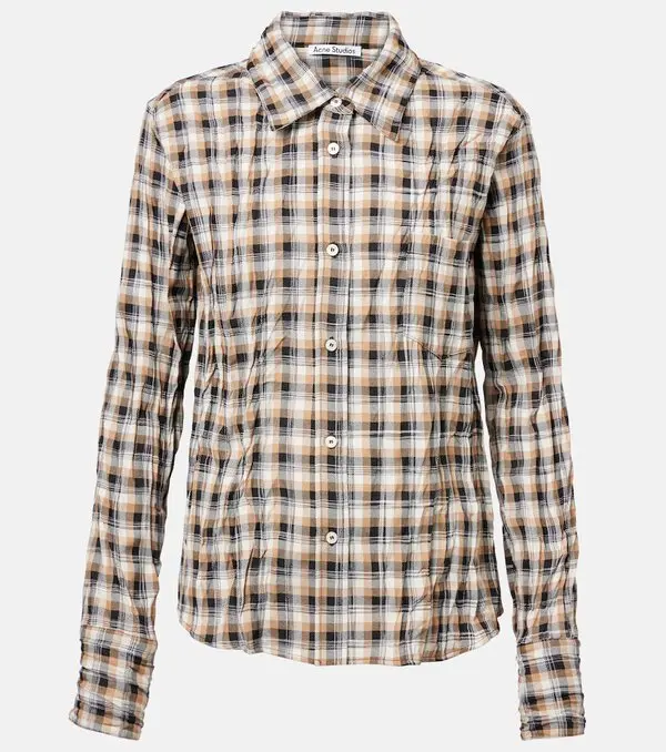 Acne Studios Logo Check Shirt