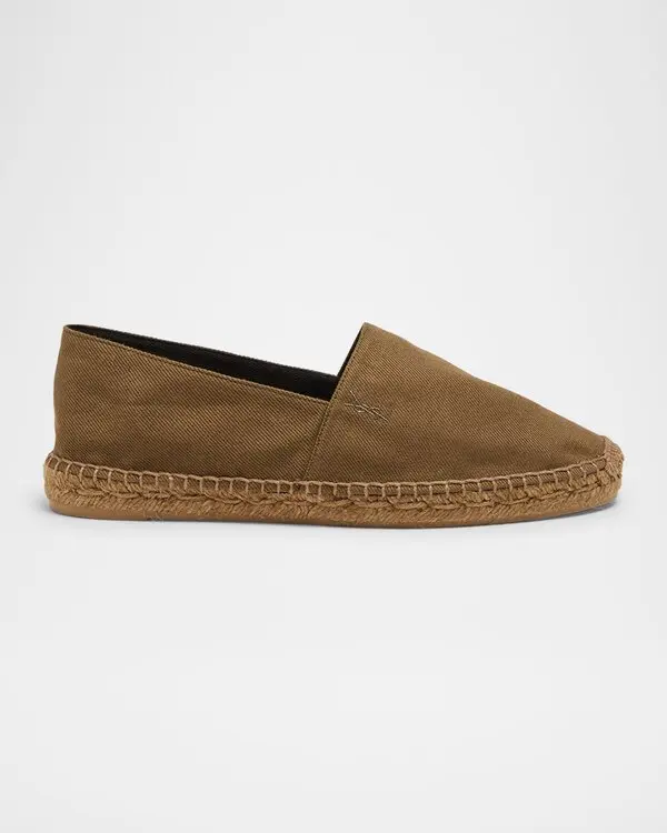 Saint Laurent Cotton Espadrilles - Cactus