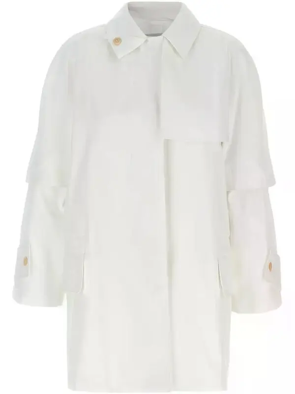 Max Mara Baba Trench Coat - White