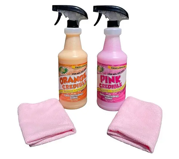 CREDIBLE PRODUCTS Multi Surface Set Of 32oz Cleansers