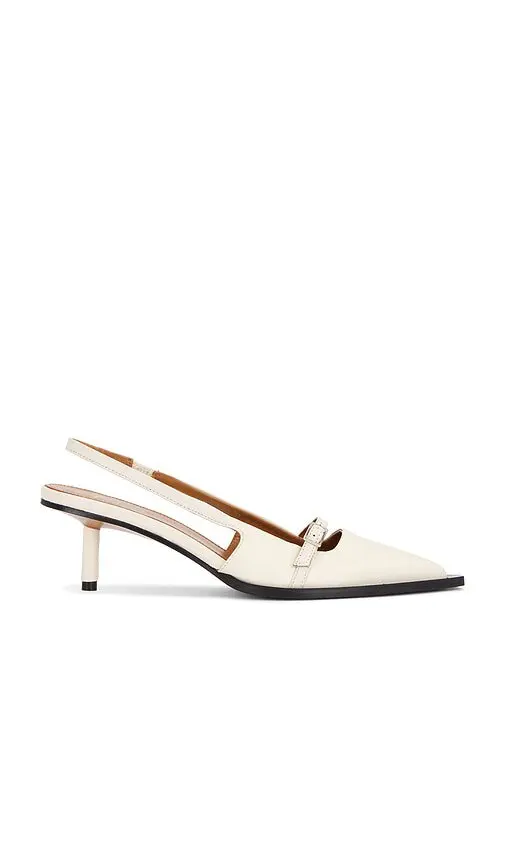 ATP ATELIER Mira Nappa Heels - Linen