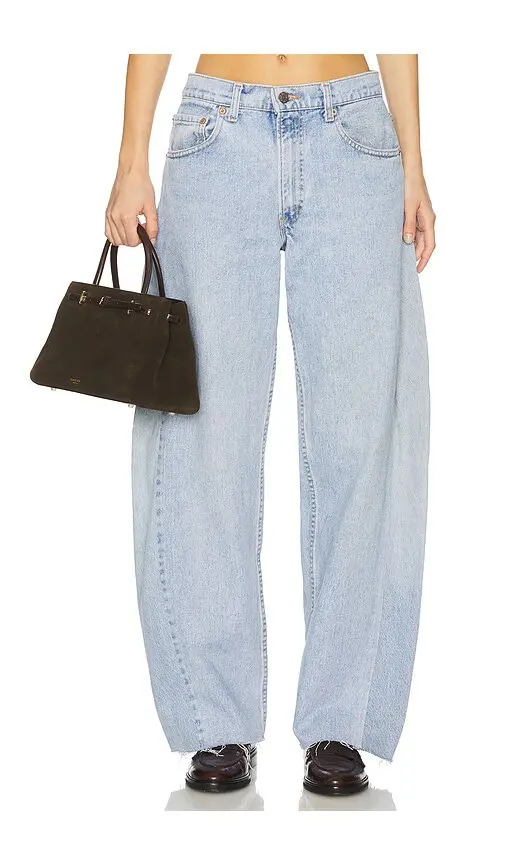 ALIGRACE Barrel Customs Undone Hem Jeans