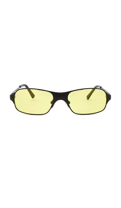 BRU EYEWEAR Aitken Rectangle Sunglasses - Honey