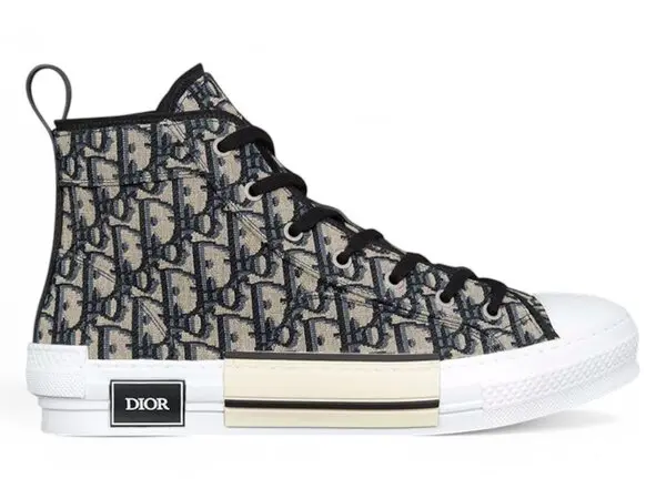 Dior B23 High-top Sneakers - Beige/black