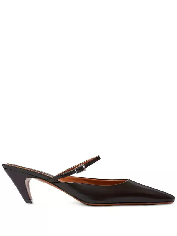 Stella McCartney 90mm Square-toe Mules - Black