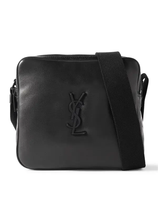 Saint Laurent Niki Cube Leather Camera Bag - Black