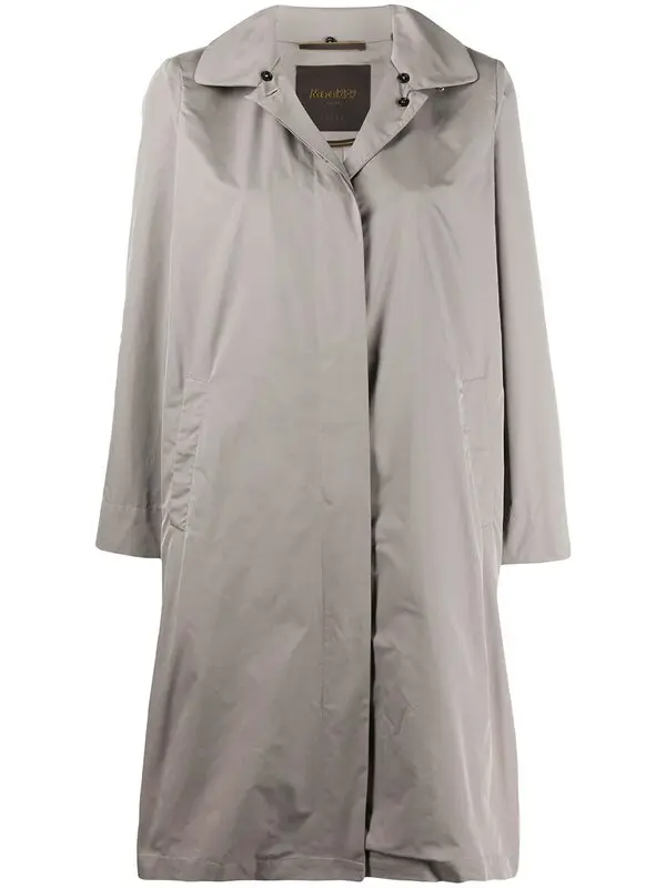 MOORER Long-sleeved Trench Coat