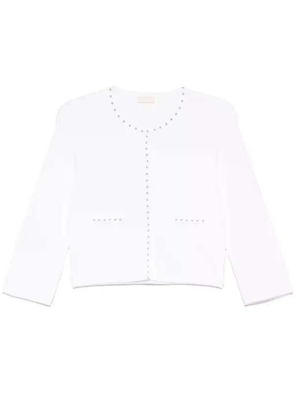 Liu Jo Stud-embellished Cardigan