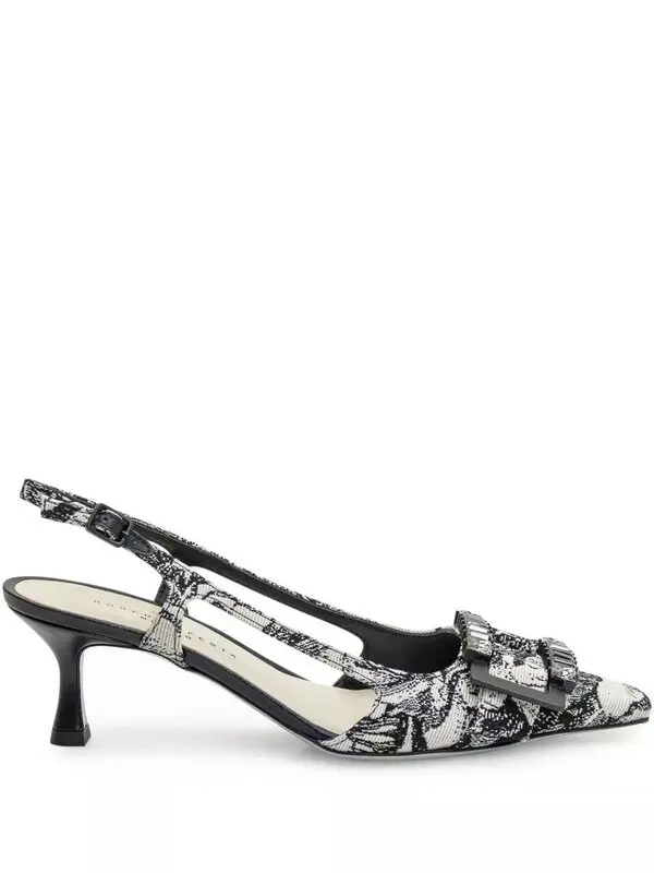 Roberto Festa Atena Slingback Pumps - Black