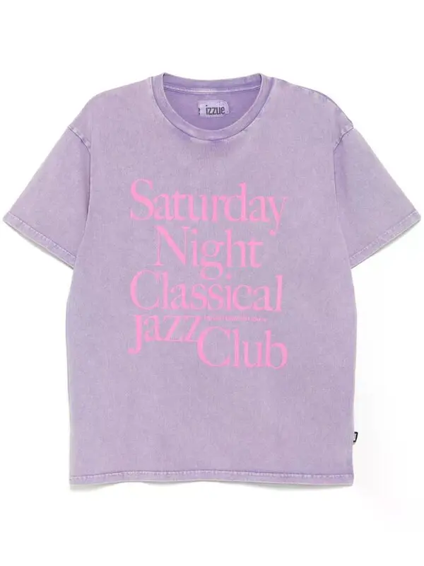 Izzue Printed T-shirt - Purple