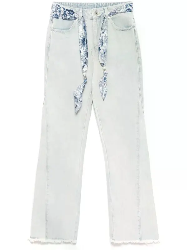MUSIUM DIV. Scarf Detail Jeans