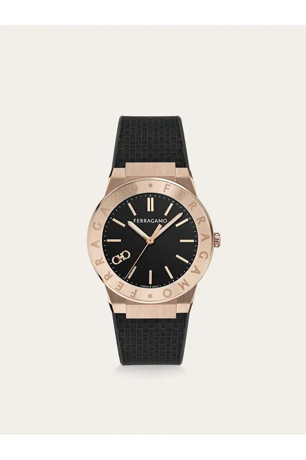 FERRAGAMO Sapphire 41mm Bracelet Watch - Gold