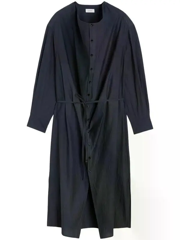 LEMAIRE Soft-collar Maxi Dress - Grey